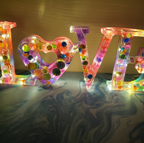 Other | Love Sign With Led Lights | Poshmark